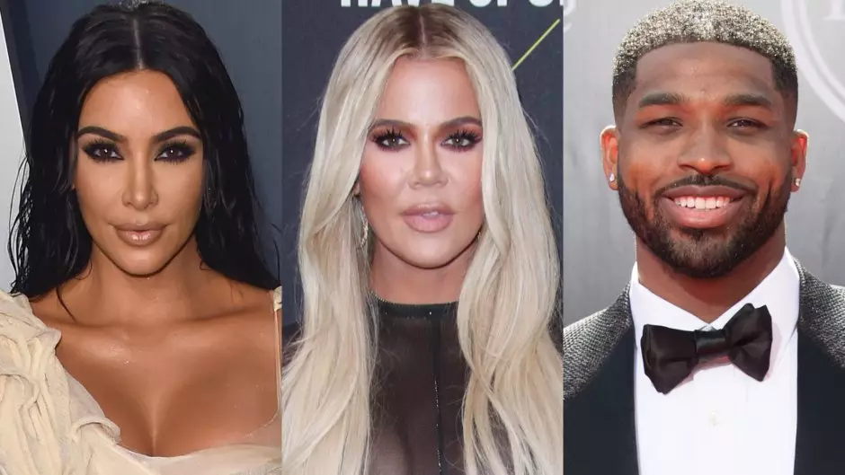 Kim Kardashian-ek goizean goiz entrenamendua egiten du Khloé eta Tristan Thompsonekin