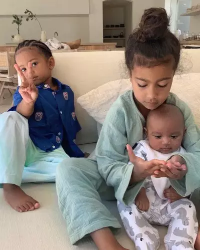 Saint West, North West, at Psalm West