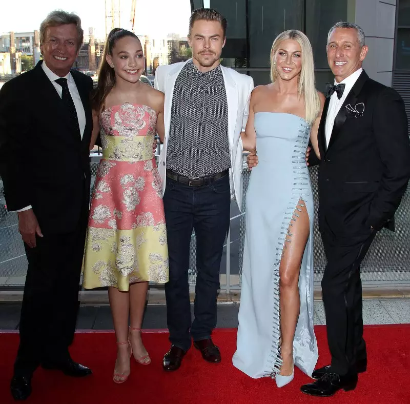 Dathliad Gala Dawns Maddie Ziegler Trawsnewid 2016 Gyda Nigel Lythgoe, Maddie Ziegler, Derek Hough, Julianne Hough