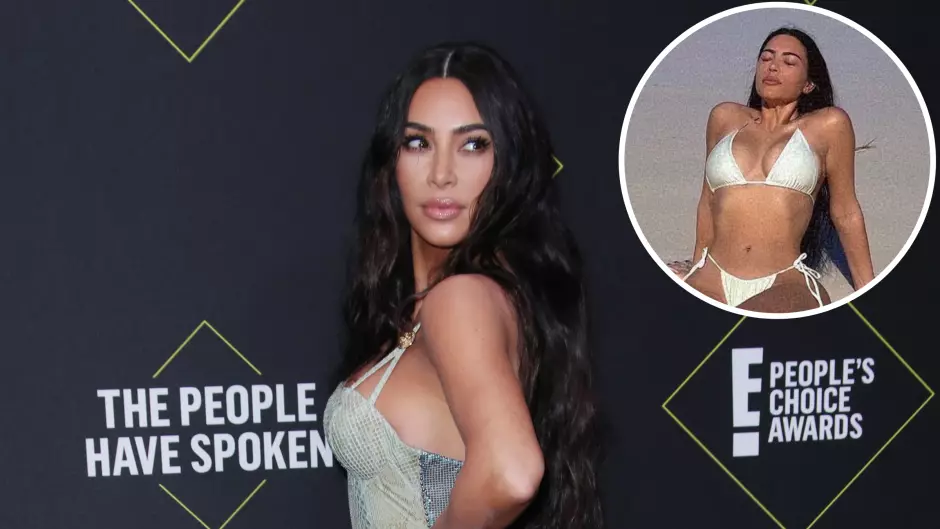 Nofafan'i Kim Kardashian Sary Bikini Ao anatin'ny fiampangana Photoshop