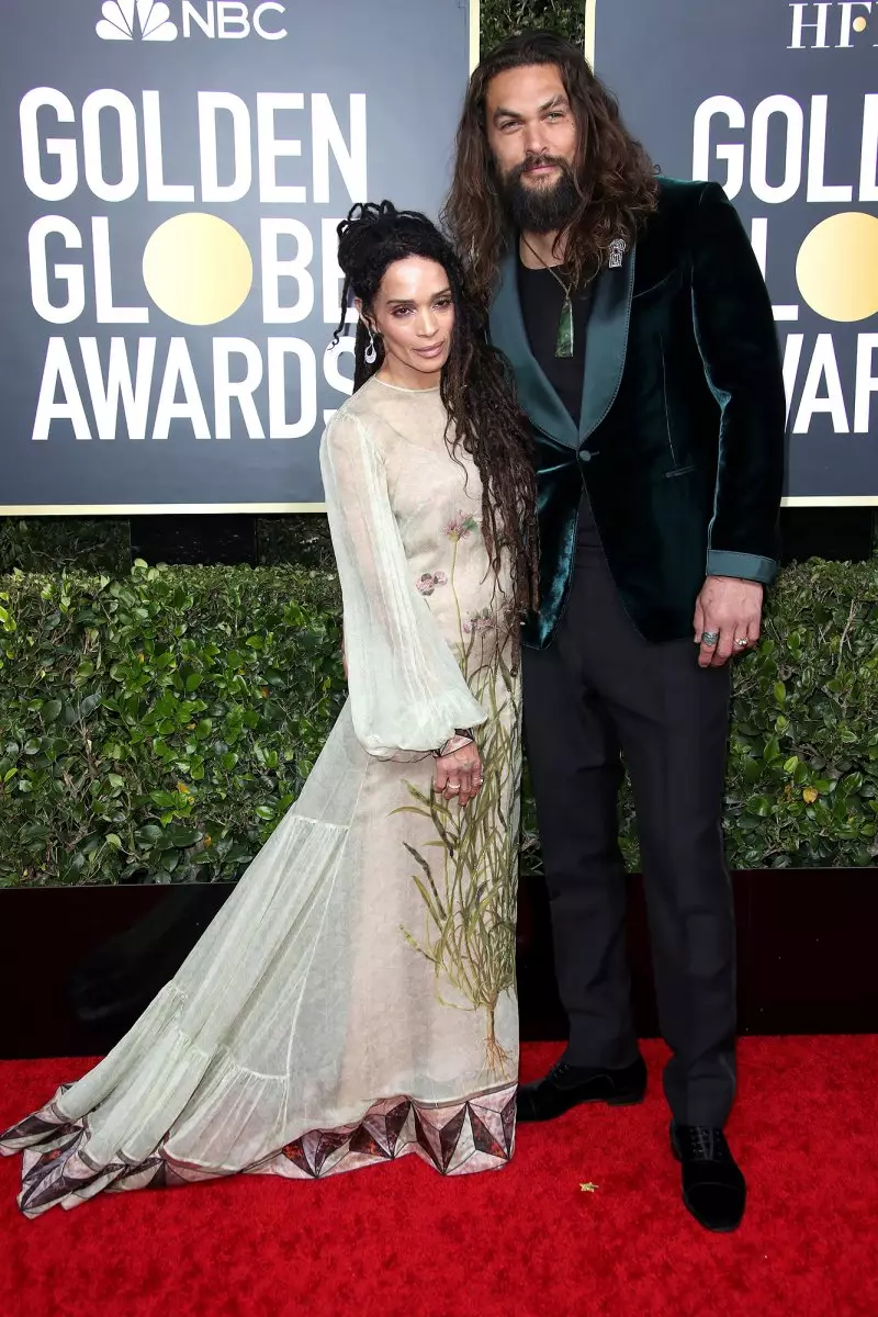 Lisa Bonet ndi Jason Momoa Golden Globes 2020