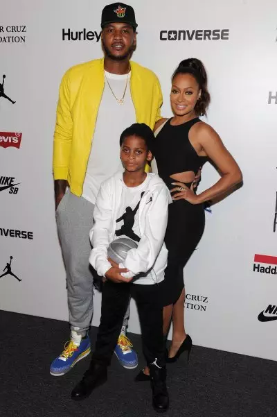 la la carmelo kiyan anthony huwelik familie