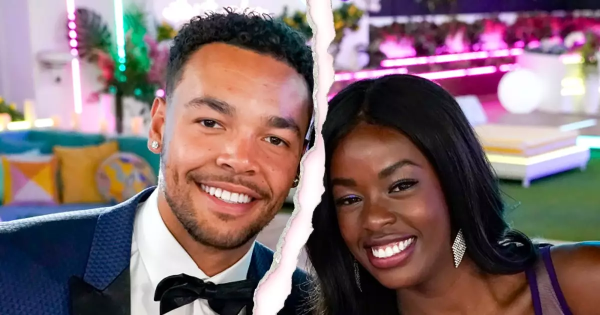 Love Island USA se Justine Ndiba en Caleb Corprew verdeel