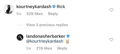 kourtney-kardashian-landon-barker-inside-joke-comment-ig