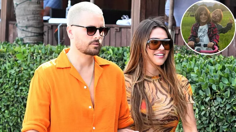 UScott Disick nentombi yakhe u-Amelia Gray Hamlin Bajabulela Ukubalekela Kwa-Hamptons Nezingane Zakhe Zibusa kanye no-Penelope