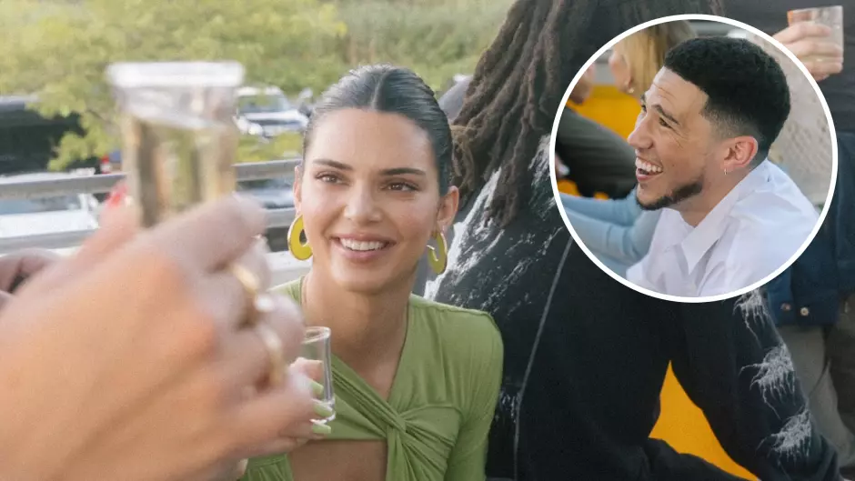 Devin Booker Toasts Sukses Kendall Jenner ing 818 Tequila Party