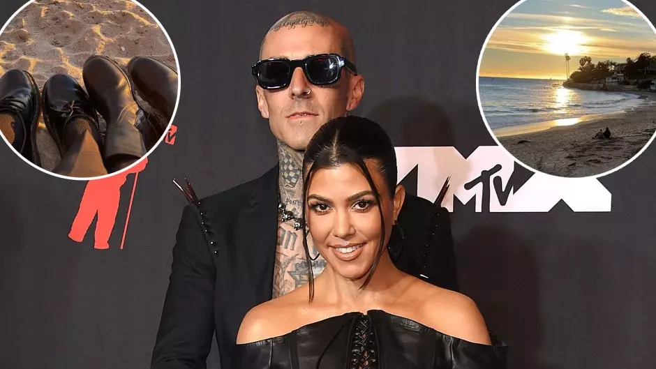 Kourtney Kardashian lan Travis Barker Bali menyang Papan Keterlibatan Montecito kanggo Liburan Pra-Taun Romantis