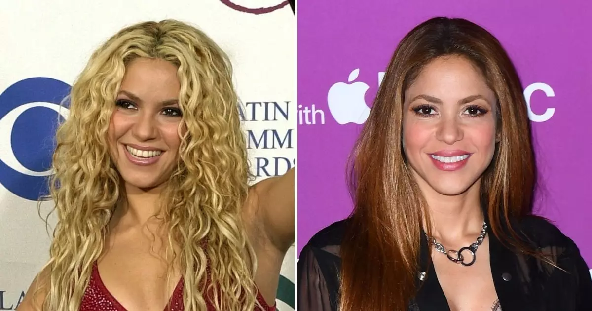 Shakira Deemools an elo: Kuckt d'Transformatioun vum Sänger iwwer d'Joren