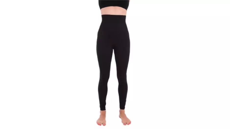 Homma Premium tjocka, hög midja, slimmade leggings för magen