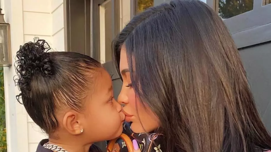 Kylie Jenner og Stormi Webster Chicago fødselsdag