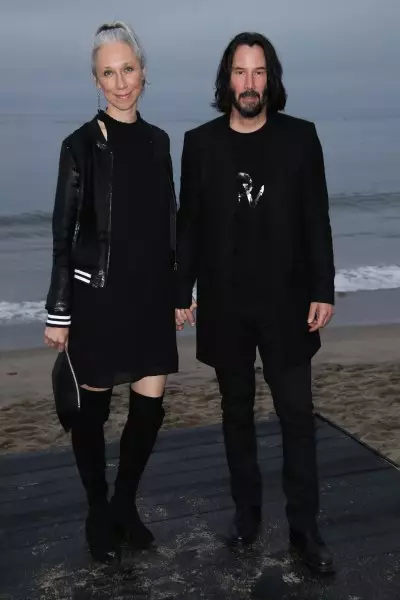 Alexandra Grant și Keanu Reeves în iunie 2019