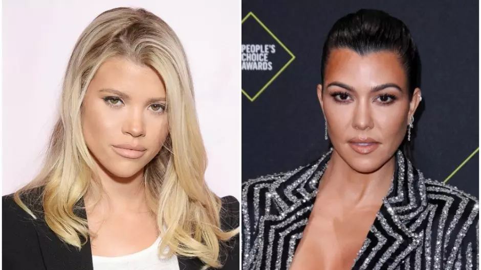 Sofia Richie eta Kourtney Kardashian