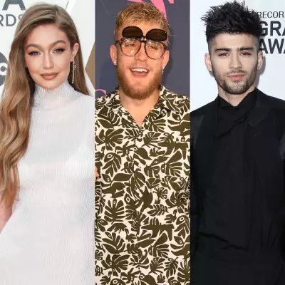 Gigi Hadid, Jake Paul, Zayn Malik