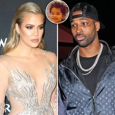 Khloe Kardashian Ba Shi Dadi Tare Da 'Yar Ziyartar Gaskiya ta Tristan Thompson a Cleveland