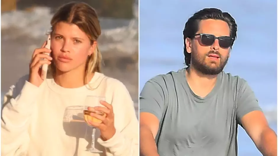 sofia-richie-scott-disick-malibu-beach-hershula-quarantine