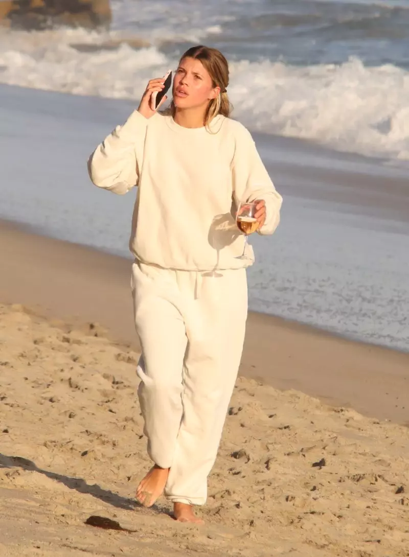 sofia-richie-scott-disick-malibu-beach-hershula-quarantine