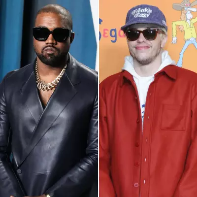 Pete Davidson 'ngaharepan' pikeun pendak sareng murangkalih GF Kim Kardashian sareng Kanye West: Tingali Pesen Teks Disangka