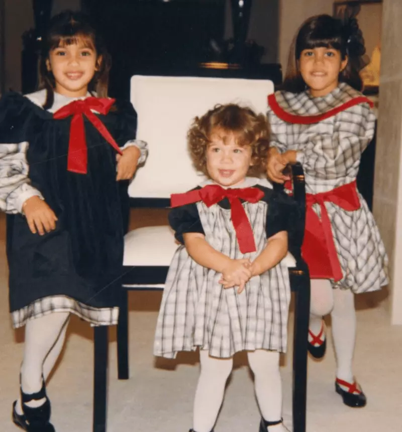 Kardashian Christmas Throwback-billeder