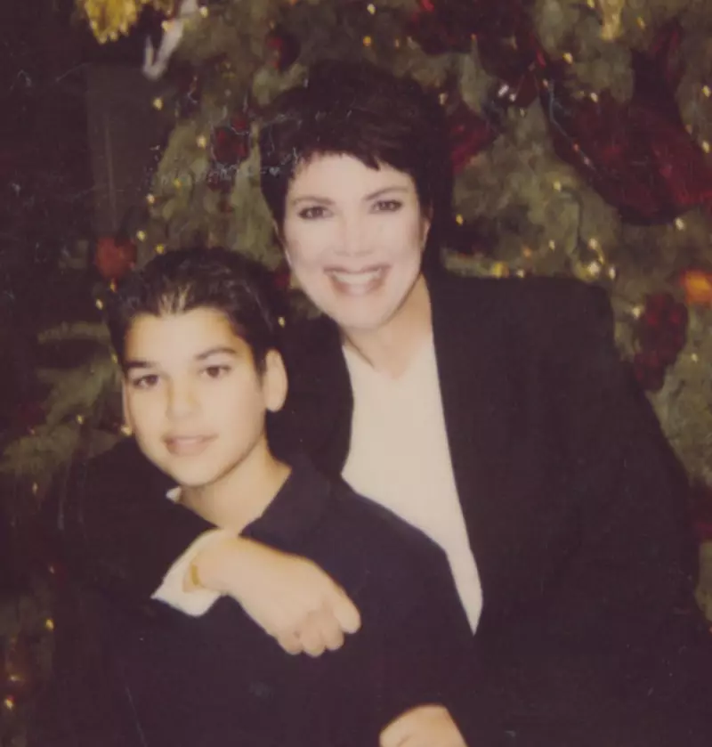 Kardashian Christmas Throwback-billeder