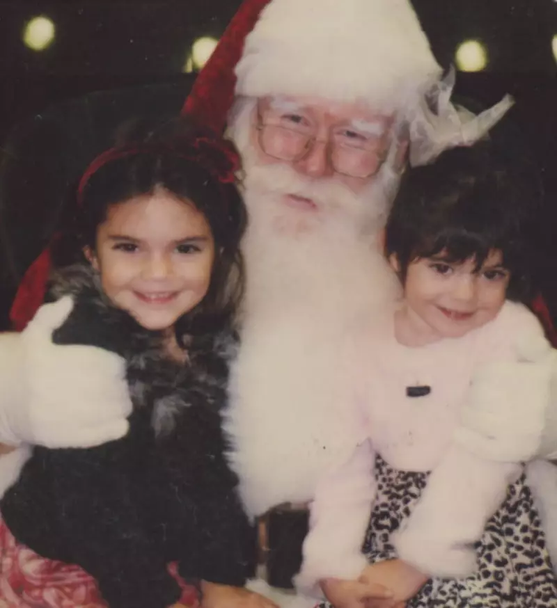 Kardashian Christmas Throwback-billeder