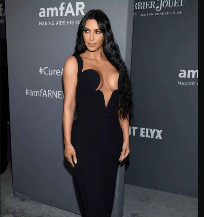 Kim Kardashian Braless Looks