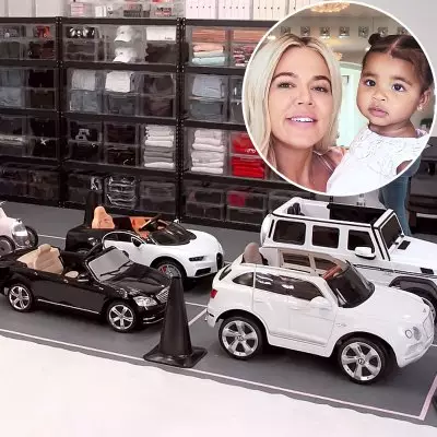 La vera Thompson ottiene un garage personalizzato per le sue auto Khloe Kardashian