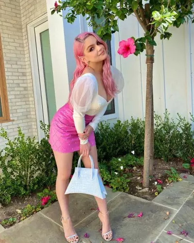 Ariel Winter Rocks 'Cotton Candy' گلابي وار