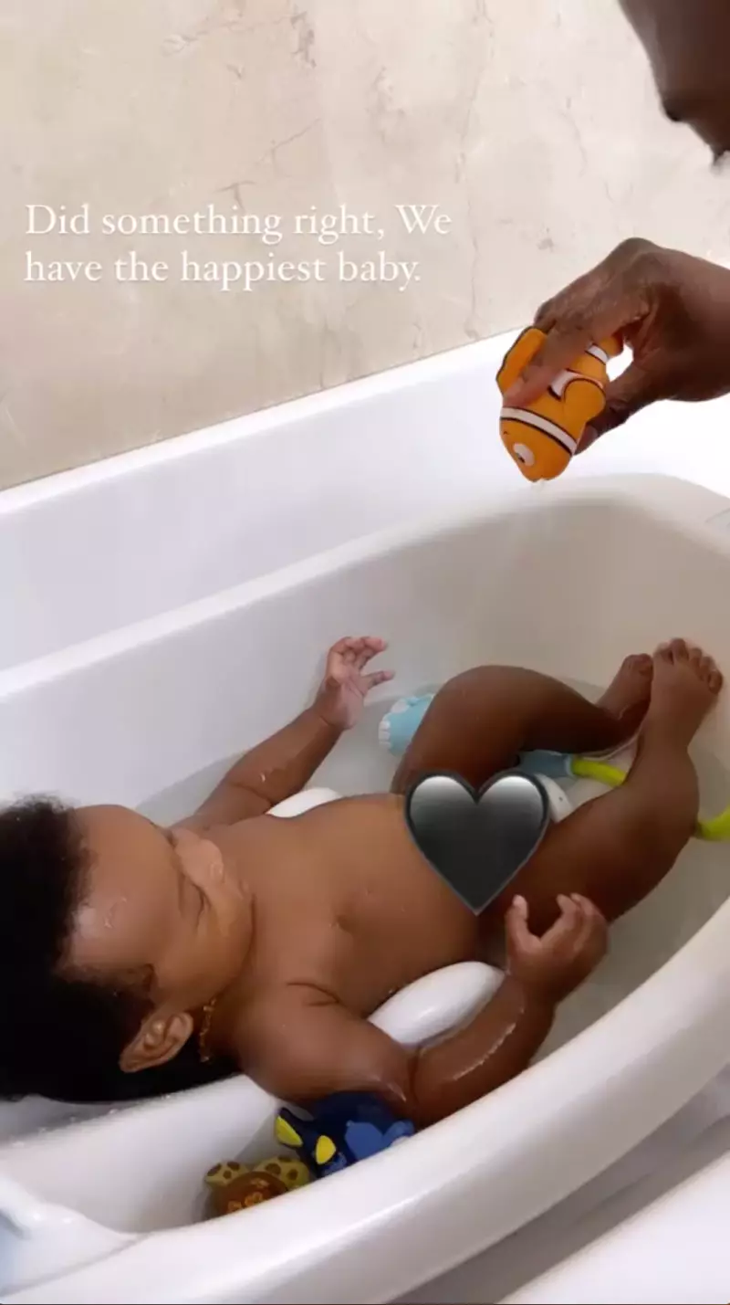 malika-haqq-ot-genasis-coparent-baby-ace-in the bath time