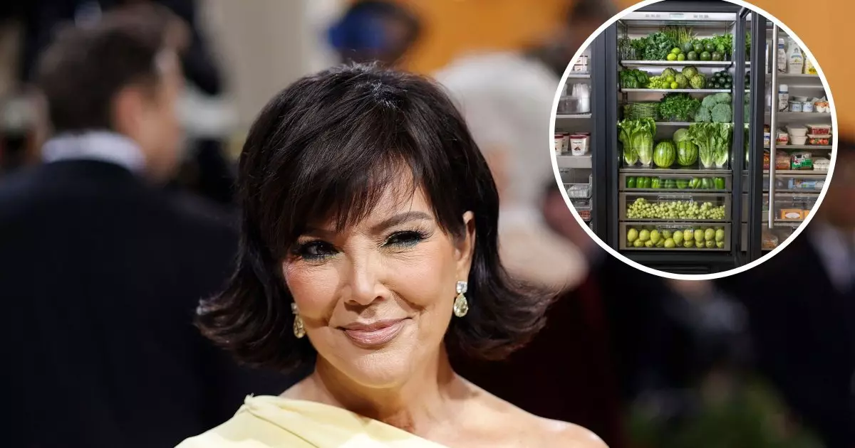 Fotografiile cu frigiderul și congelatorul lui Kris Jenner: vizitați frigiderul ei