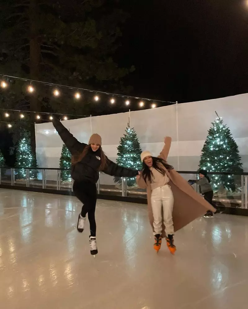 Kendall Jenner 'Rizgar kir' Kourtney Kardashian Dema ku Skating li Qeşayê dikişand: 'Eger ez dakevim, tu jî çûyî'