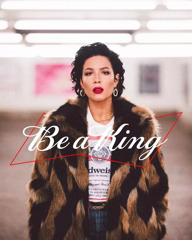 Halsey em vídeo de campanha da Budweiser