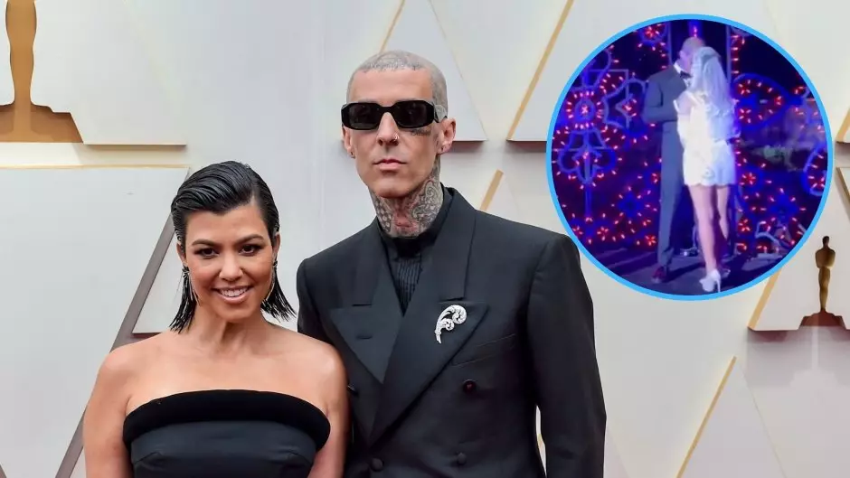 Kourtney Kardashian และ Travis Barker เต้นรำครั้งแรกสุดโรแมนติกขณะถูกขับร้องโดย Andrea Bocelli