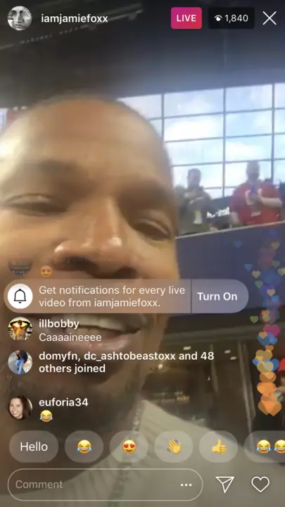 jamie foxx Super ekan 53 ig ifiwe