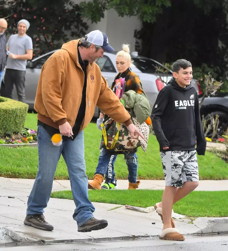 Blake Shelton en Gwen Stefani zagen tijd doorbrengen met haar familie