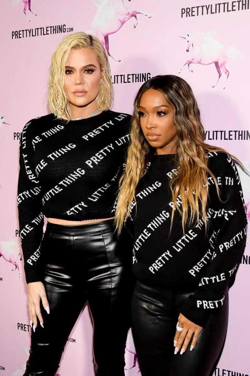 Khloe Kardashian adawonekera koyamba pambuyo pa chinyengo cha tristan