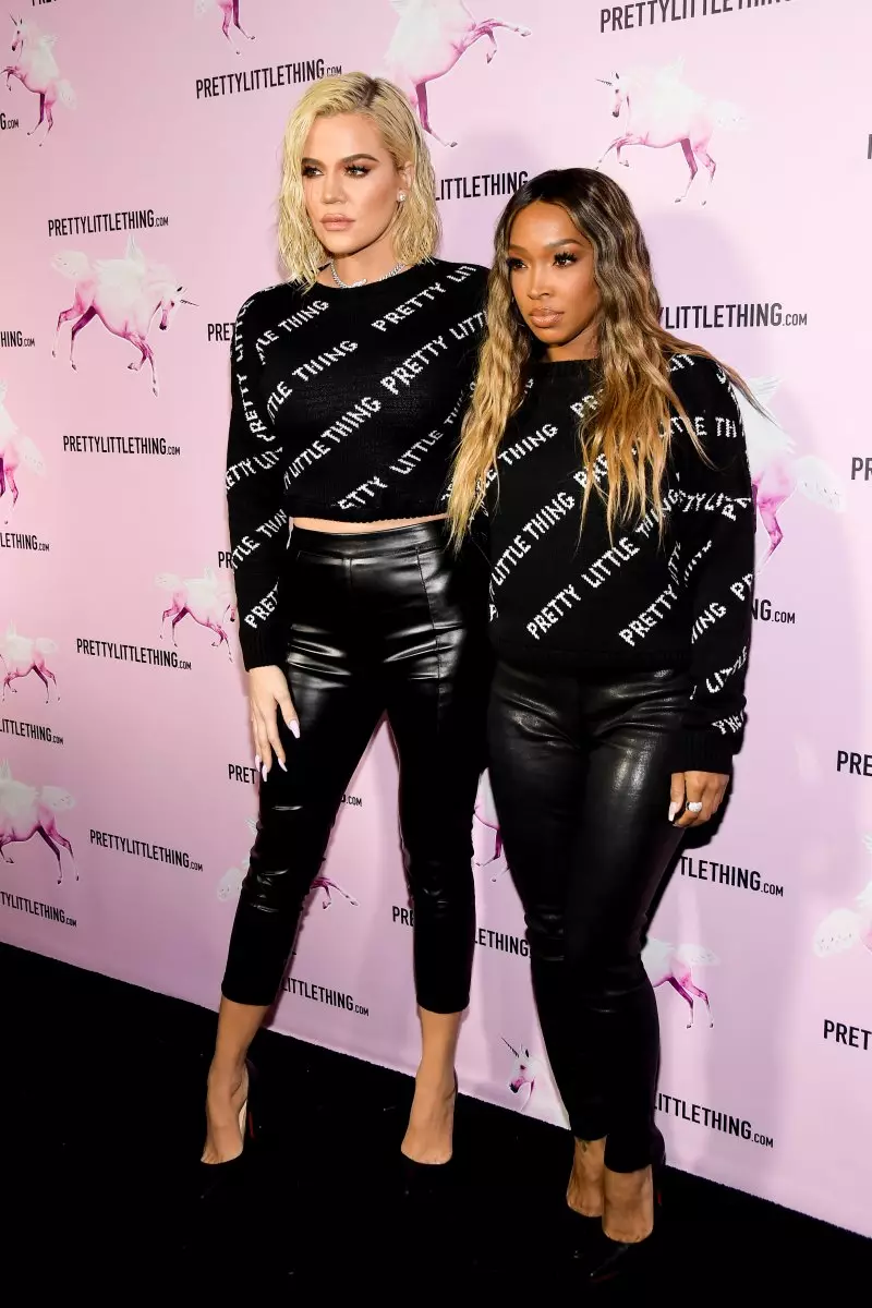 Khloe Kardashian un Malika pirmā parādīšanās pēc Tristana krāpšanas