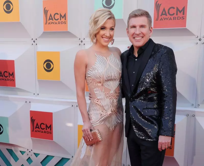 Savannah lan todd Chrisley 51st Academy Of Country Music Awards - Rawuh