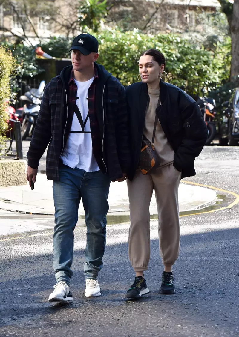 Channing Tatum ja Jessie J naeratavad Londonis