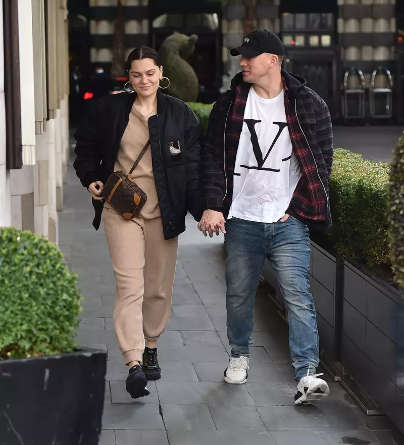 Channing Tatum ja Jessie J naeratavad Londonis