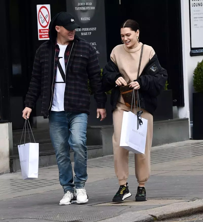 Channing Tatum ja Jessie J naeratavad Londonis