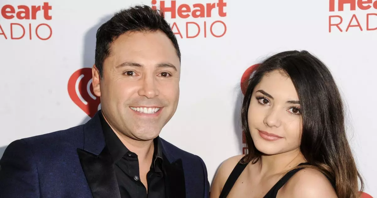 Oscar De La Hoya en dogter Atiana se oulikste foto's saam