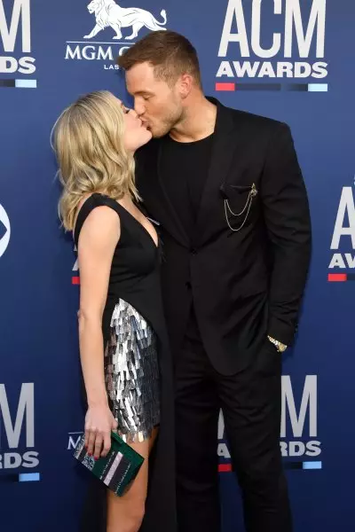 Colton Underwood Cassie Randolph 54th Academy Of Country Music Awards - Arrivals