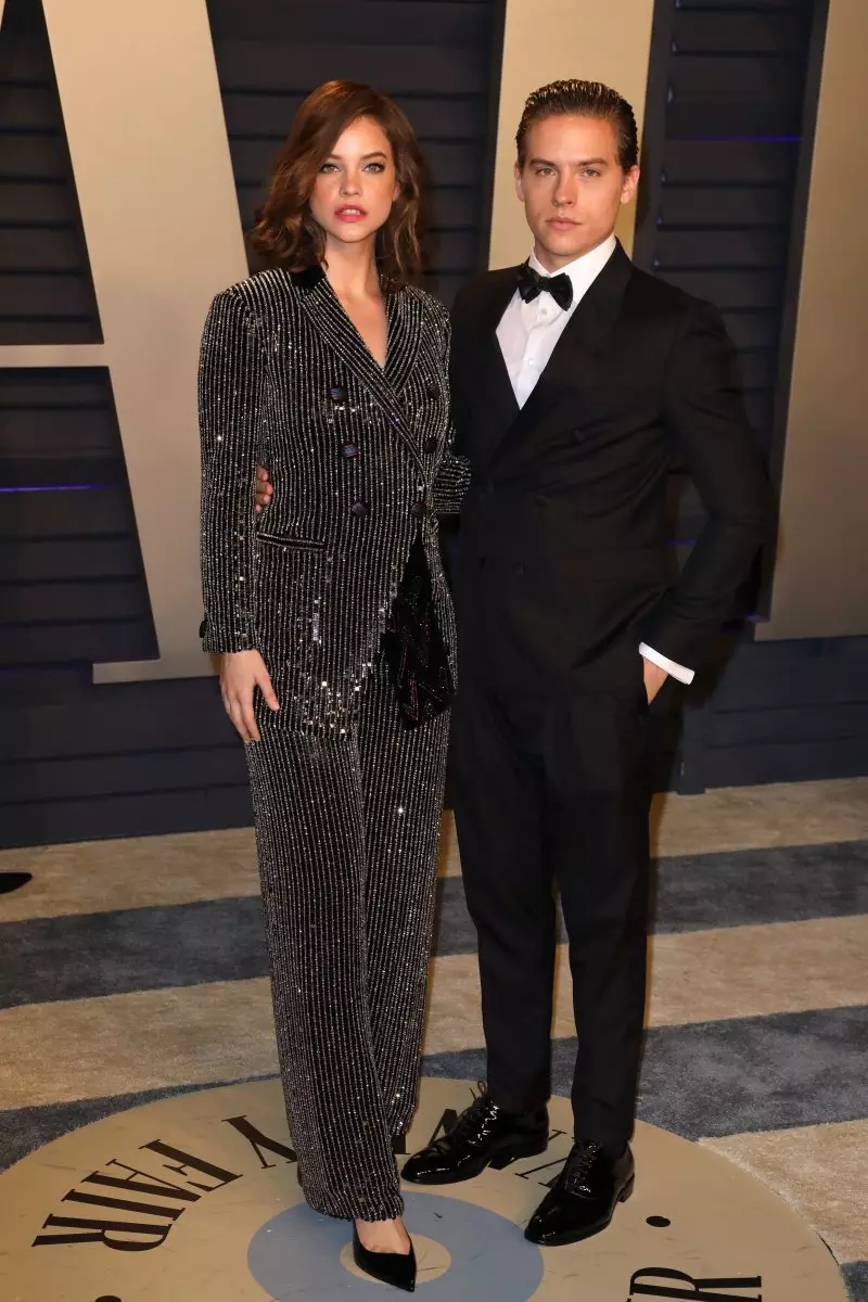 Barbara Palvin Dylan Sprouse 2019 Vanity Fair Oscar Party Hosted By Radhika Jones - Arrivals