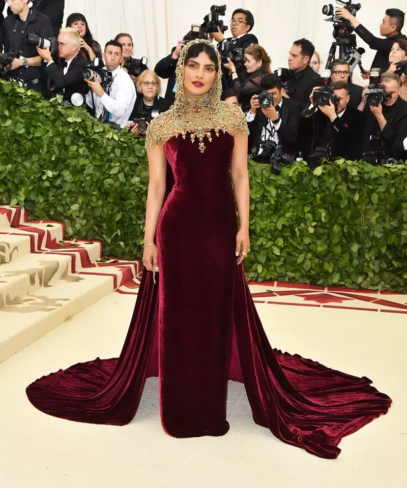 Priyanka Chopra Fashion Met Gala 2018