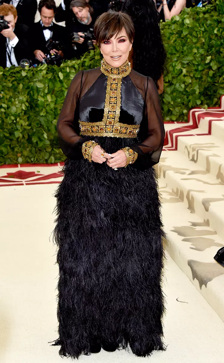 Kris Jenner Fashion Met Gala 2018