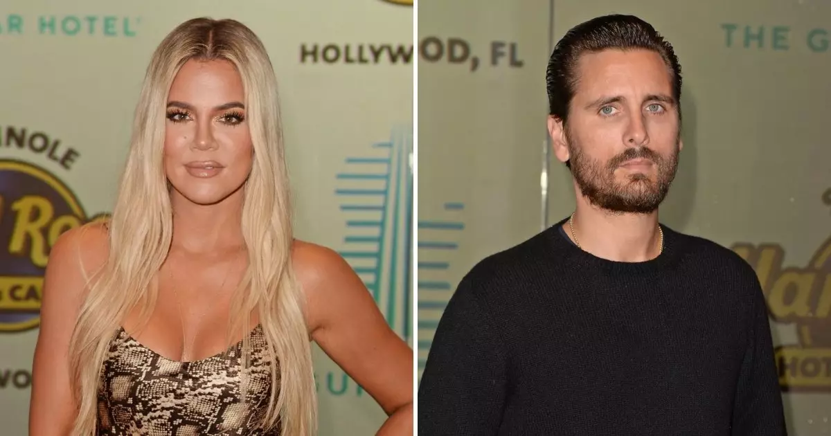 Dywed Khloe fod ganddi hi a Scott Berthynas 'Flirty'