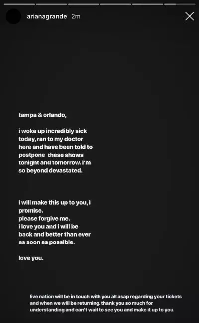 Ariana Grande Instagrami lugu