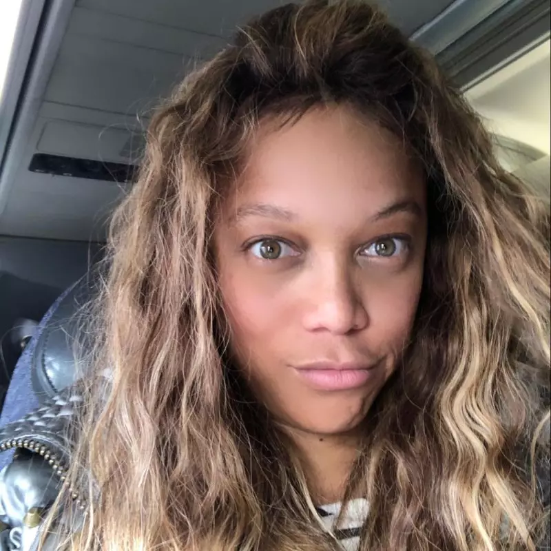 Tyra Banks Celebs Wearing Gjin make-up