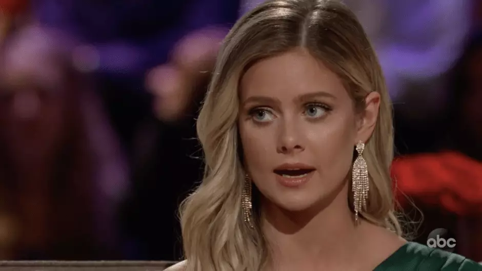 Hannah G de bachelor finale