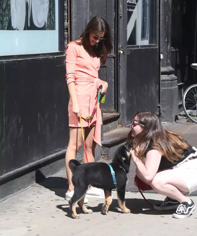 emily ratajkowski pink imbwa nyc